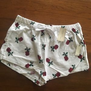 Forever 21 | Intimates & Sleepwear | Nwt Drawstring Waist Red Rose ...